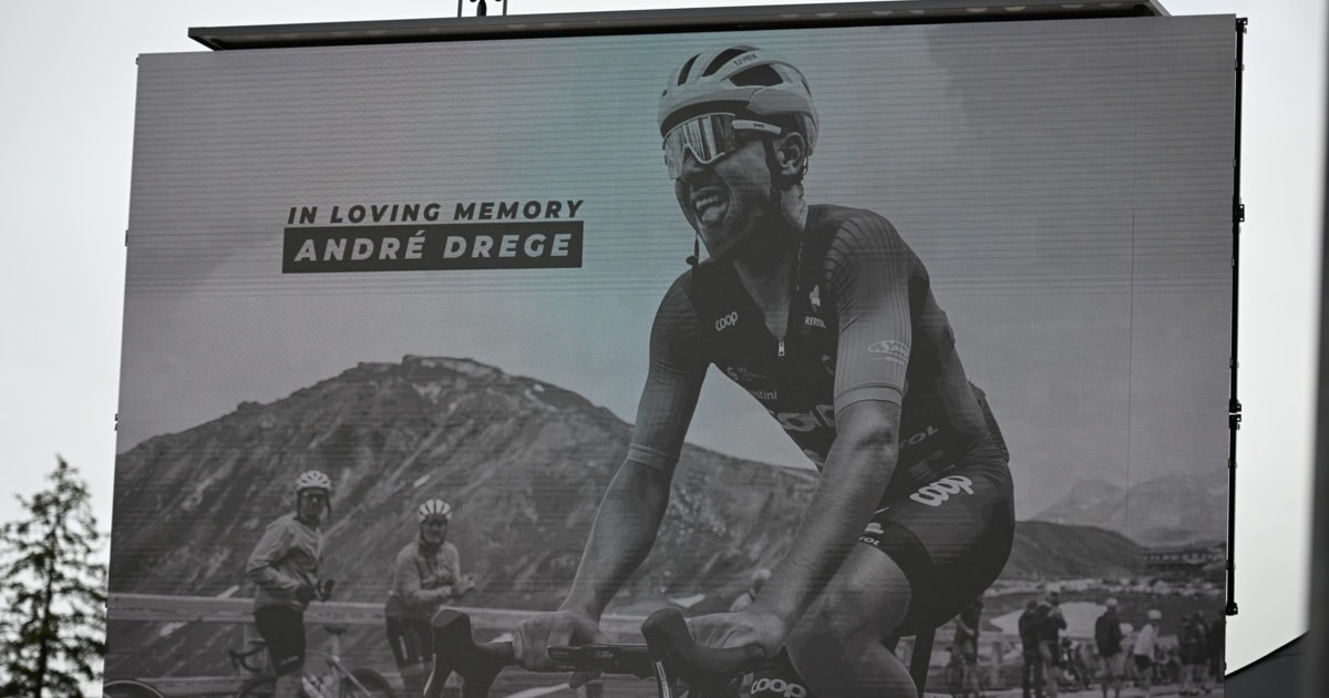Emotional event - After cycling drama: memorial stone erected for Drege ...