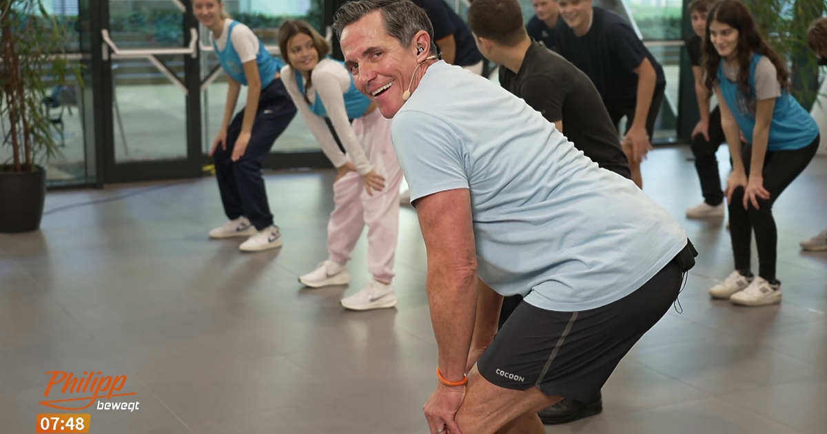 Mittwoch ist Schultag - Philipp startet mit Schülern bewegt in den Tag ...