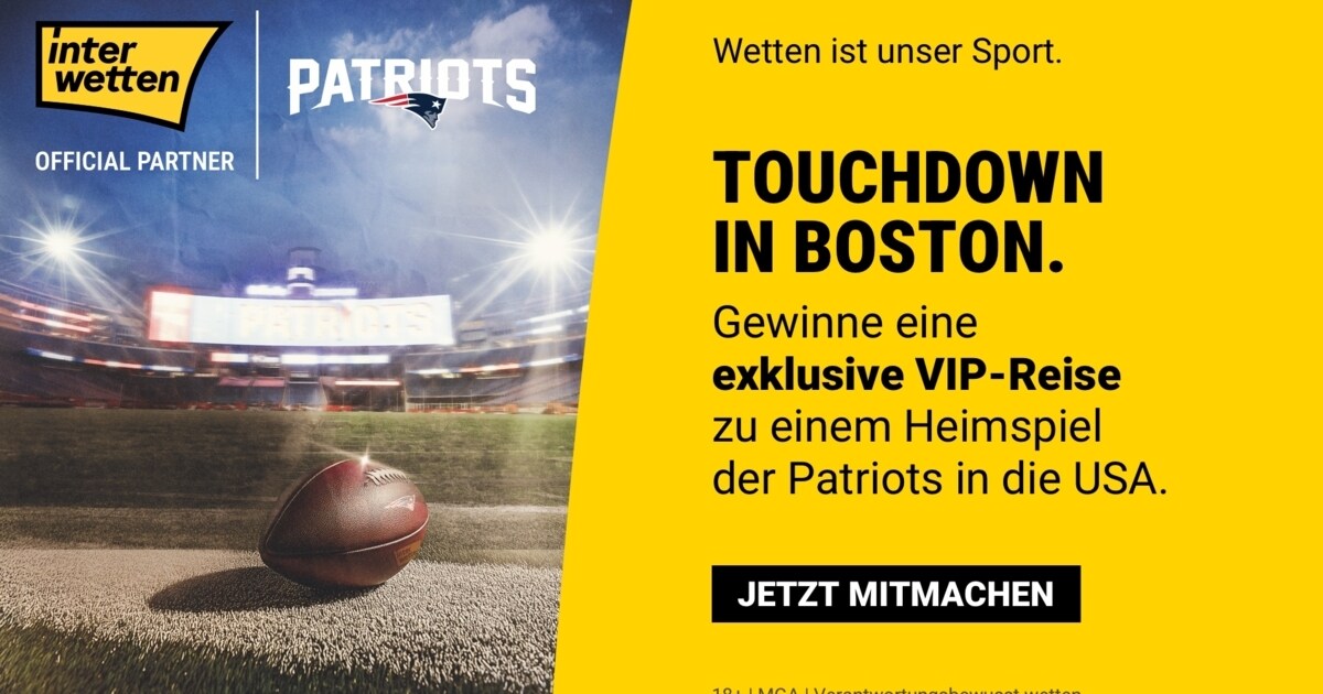 Exclusive competition - Interwetten takes you to the NFL in Boston ...