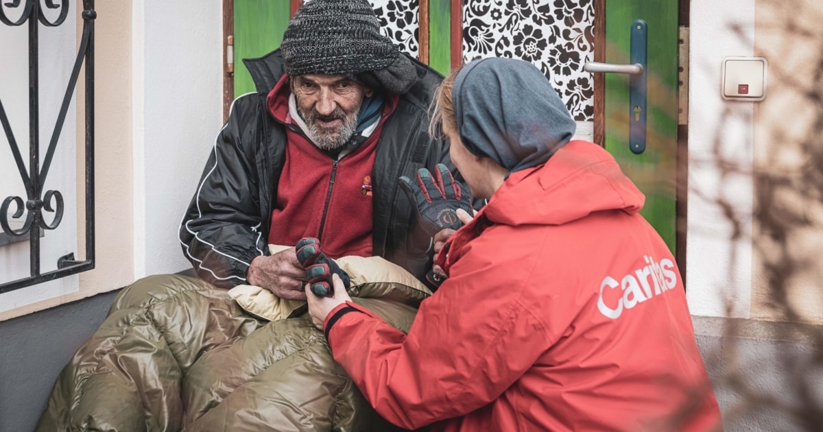 In winter - Caritas: Help for the homeless via cold phone | krone.at