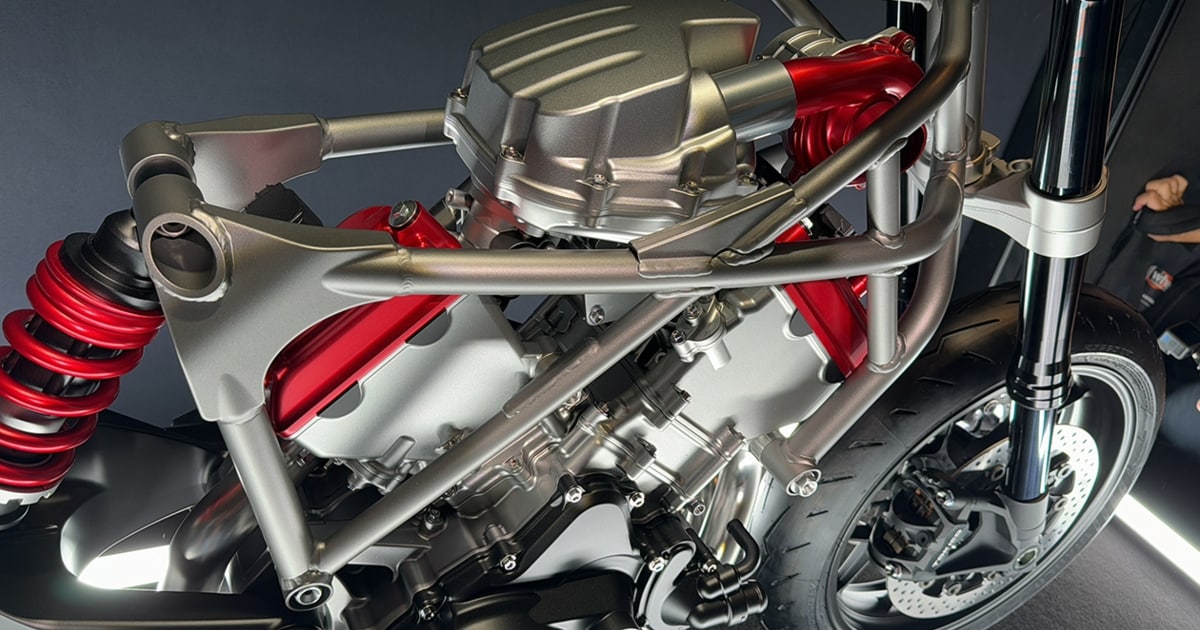 Never seen before! - Honda shows V3 engine with supercharger for ...