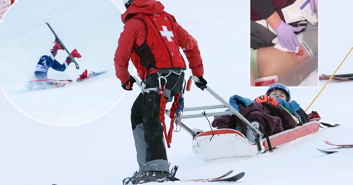 Pause statt 100er - Stichwunde bei Shiffrin: Sturz hat bittere Folgen ...