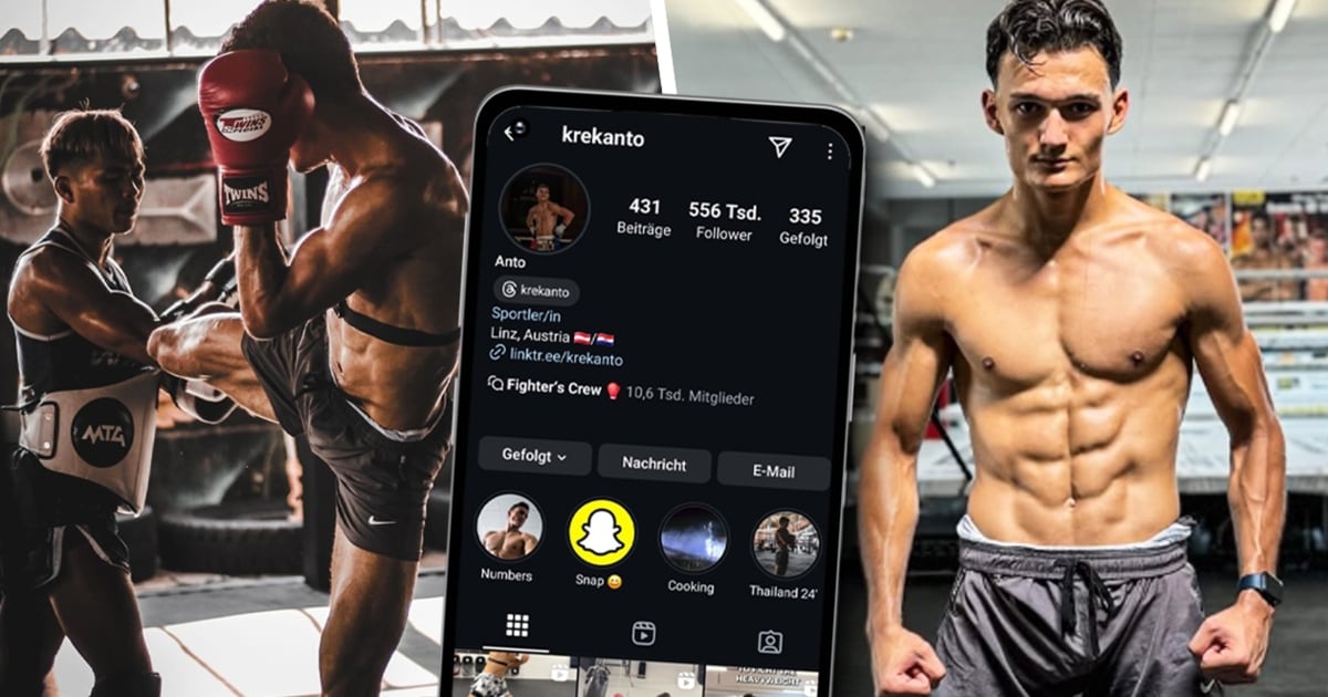 Half a million followers - Muscle man from Linz climbs the Instagram ...