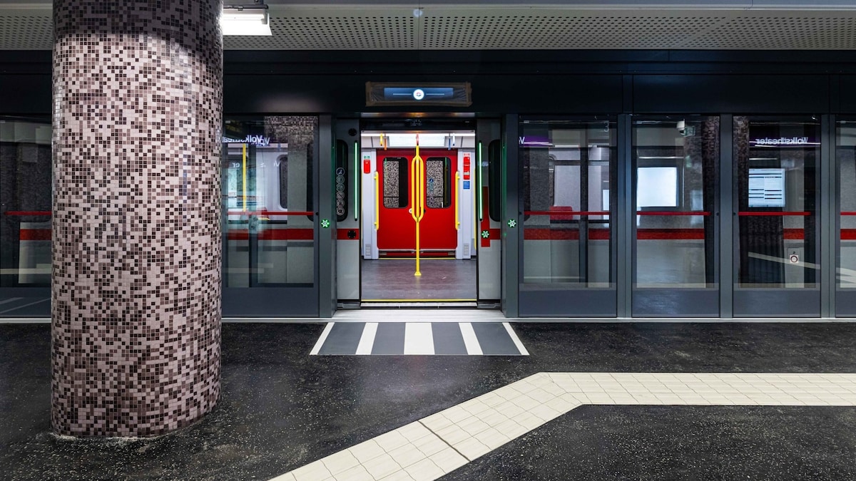 Neue Bahnsteigtüren - Wiener U2 fährt wieder auf gesamter Strecke ...
