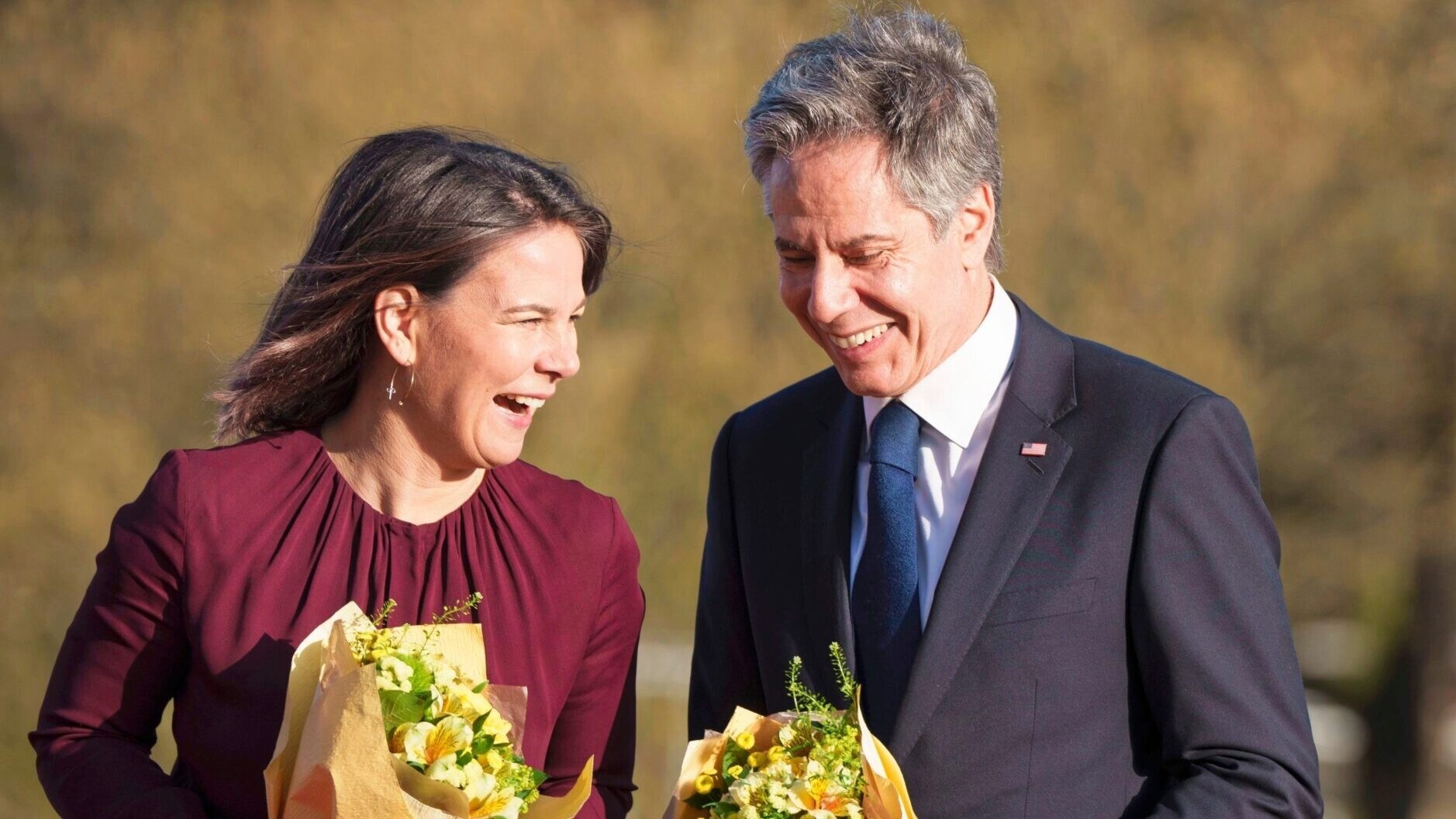 Politik-Liebesgerüchte - Baerbock und Blinken: Transatlantische ...