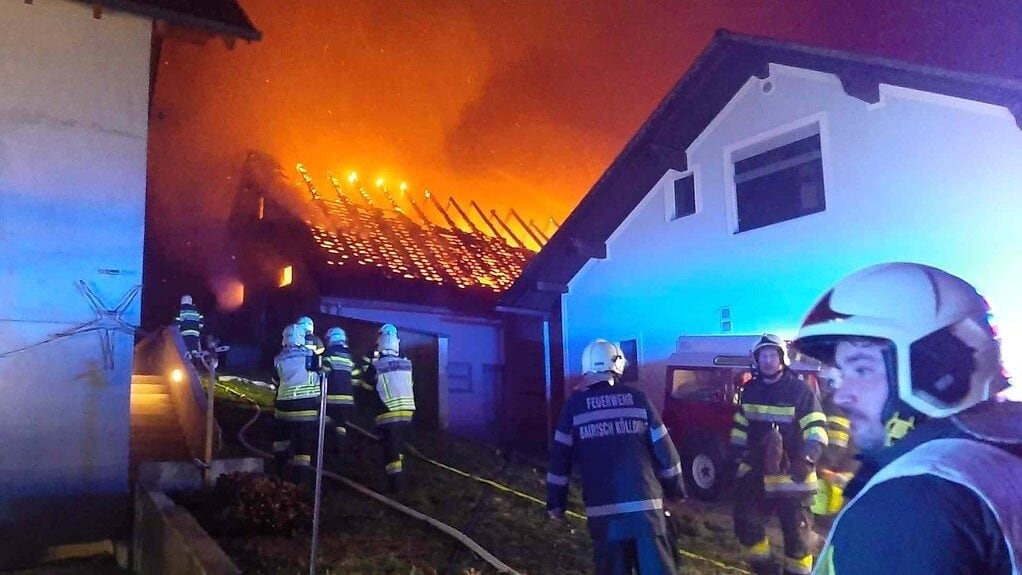 Verheerender Brand - Sechsköpfige Familie verlor Haus in Silvesternacht ...