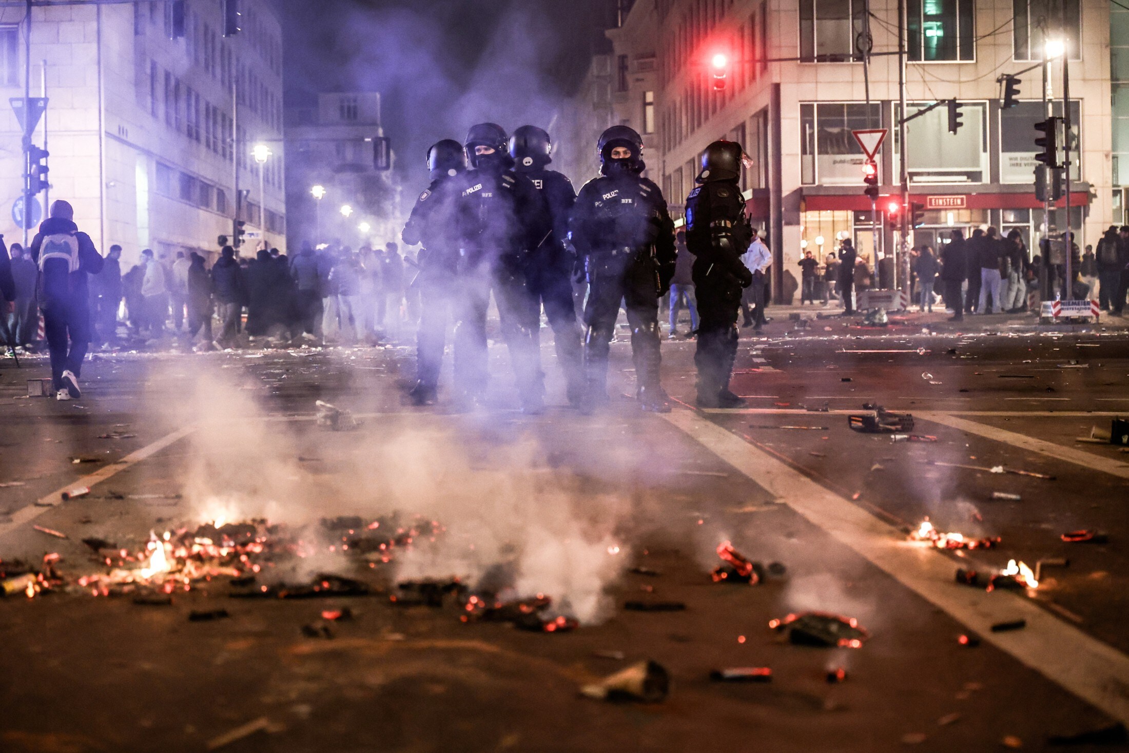 Riots in Berlin - 40 percent of the perpetrators without a German ...