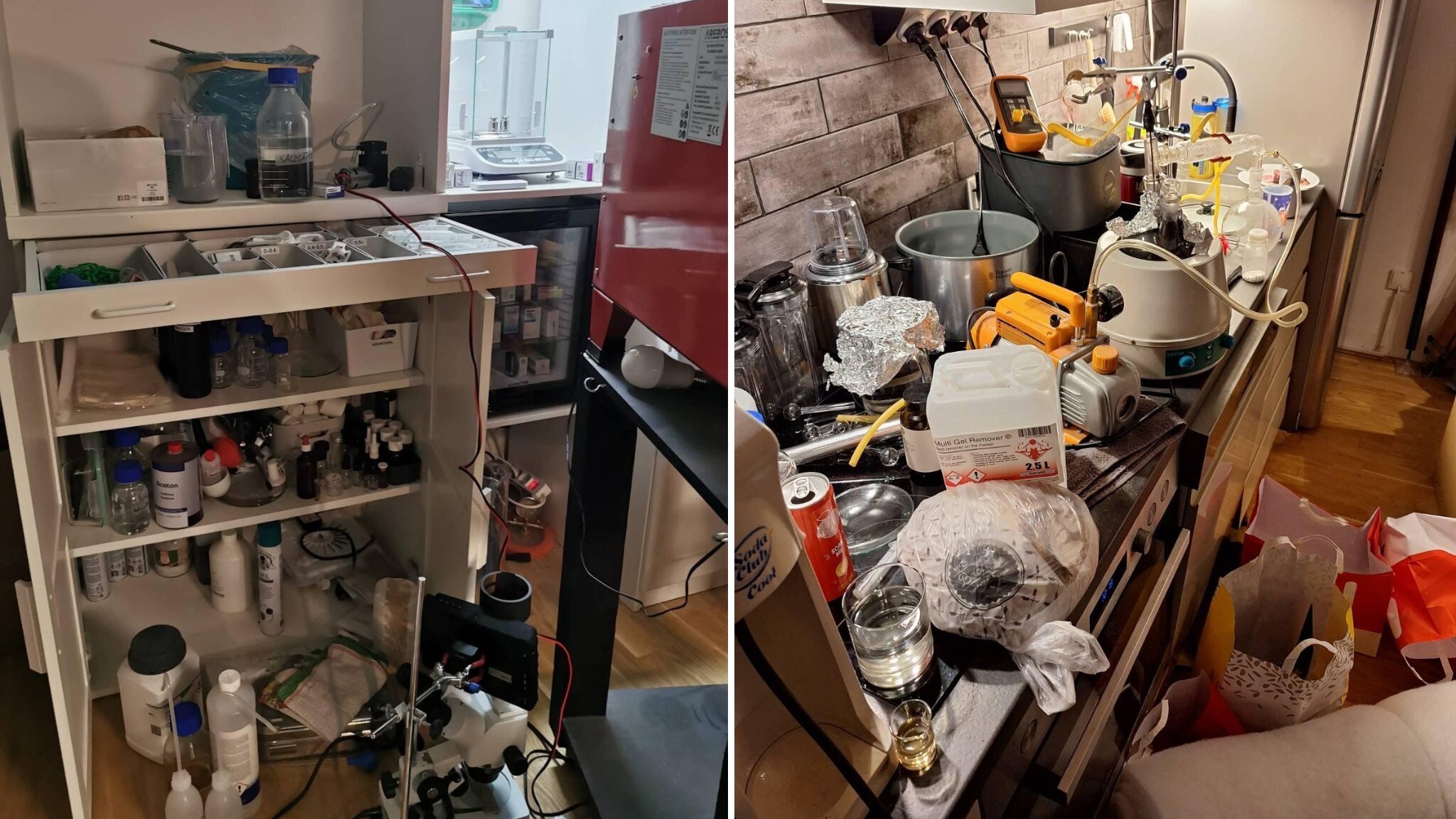 Liquid ecstasy and co. - Drug chefs unmasked: apartment building in ...