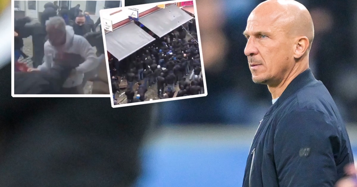 Scandalous scene in the video - HSV hooligans beat up Cologne women and ...