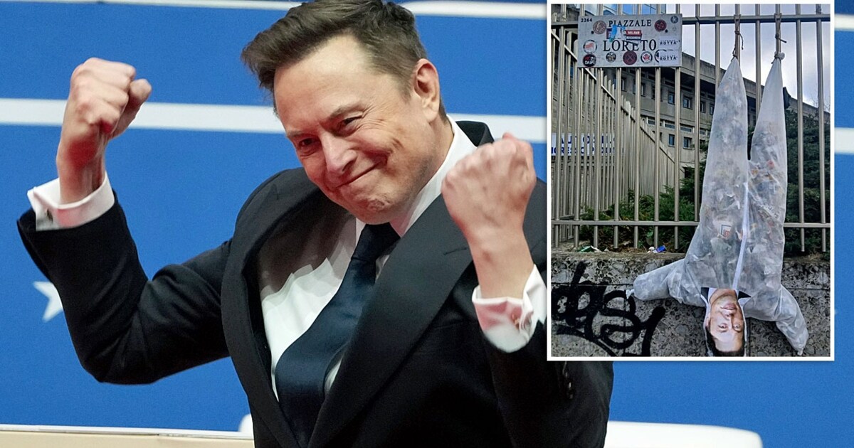 "Refuse entry!" - Protest against Elon Musk after “Hitler salute ...