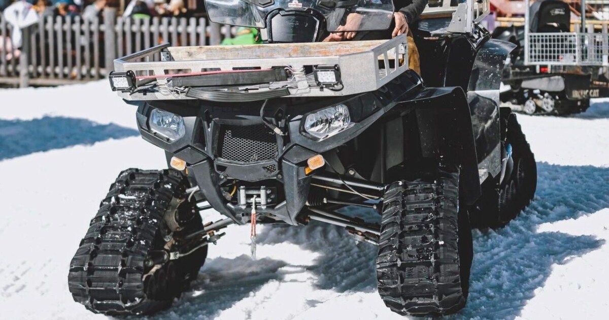 Curious incident - Twelve kilometers over the slope with a rented quad ...