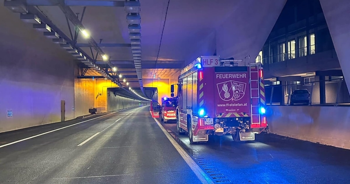 Ran into police arms - Truck parked in tunnel: Driver (51) tracked down ...