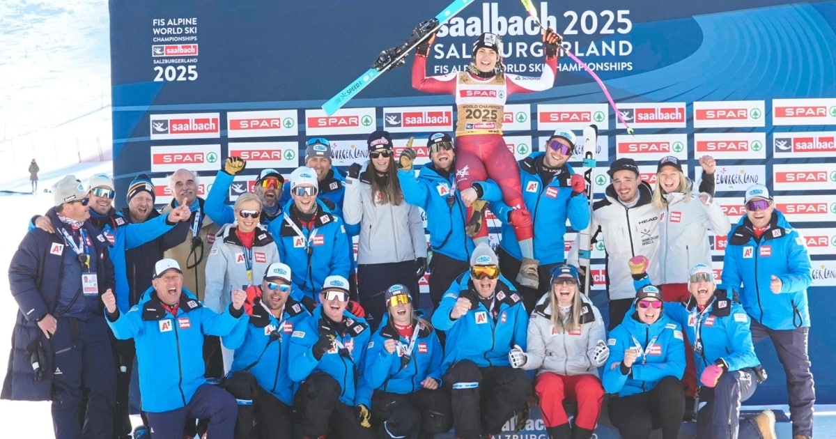 Venier nach WM-Gold: - „Das war die beste Fahrt, die ich je gezeigt ...