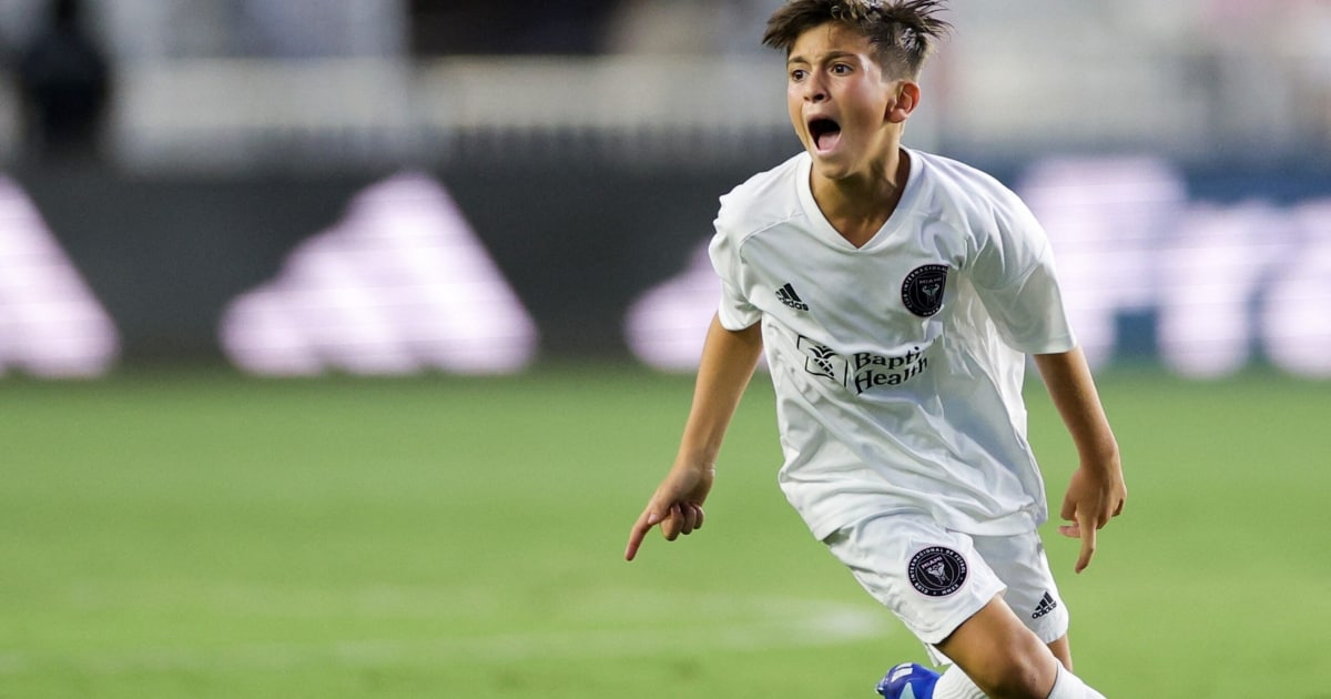 Gala against Atlanta - Quite the dad: Messi Junior scores eleven times ...