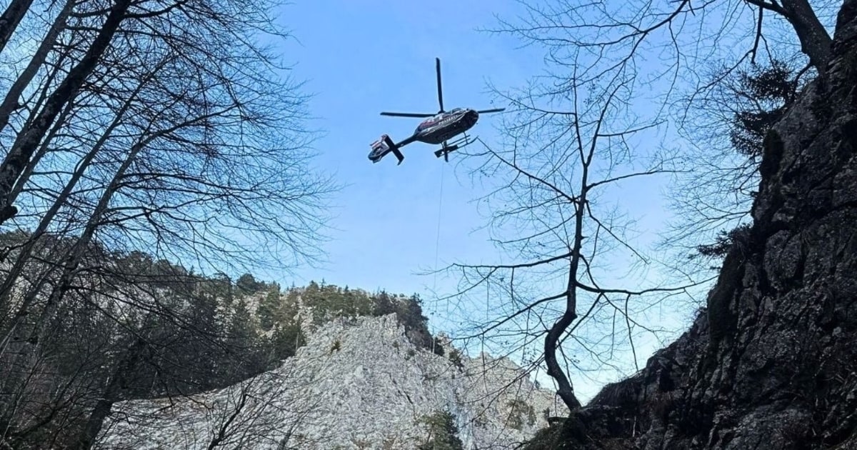Entangled in rope - 63-year-old rescued from Drachenwand by helicopter ...