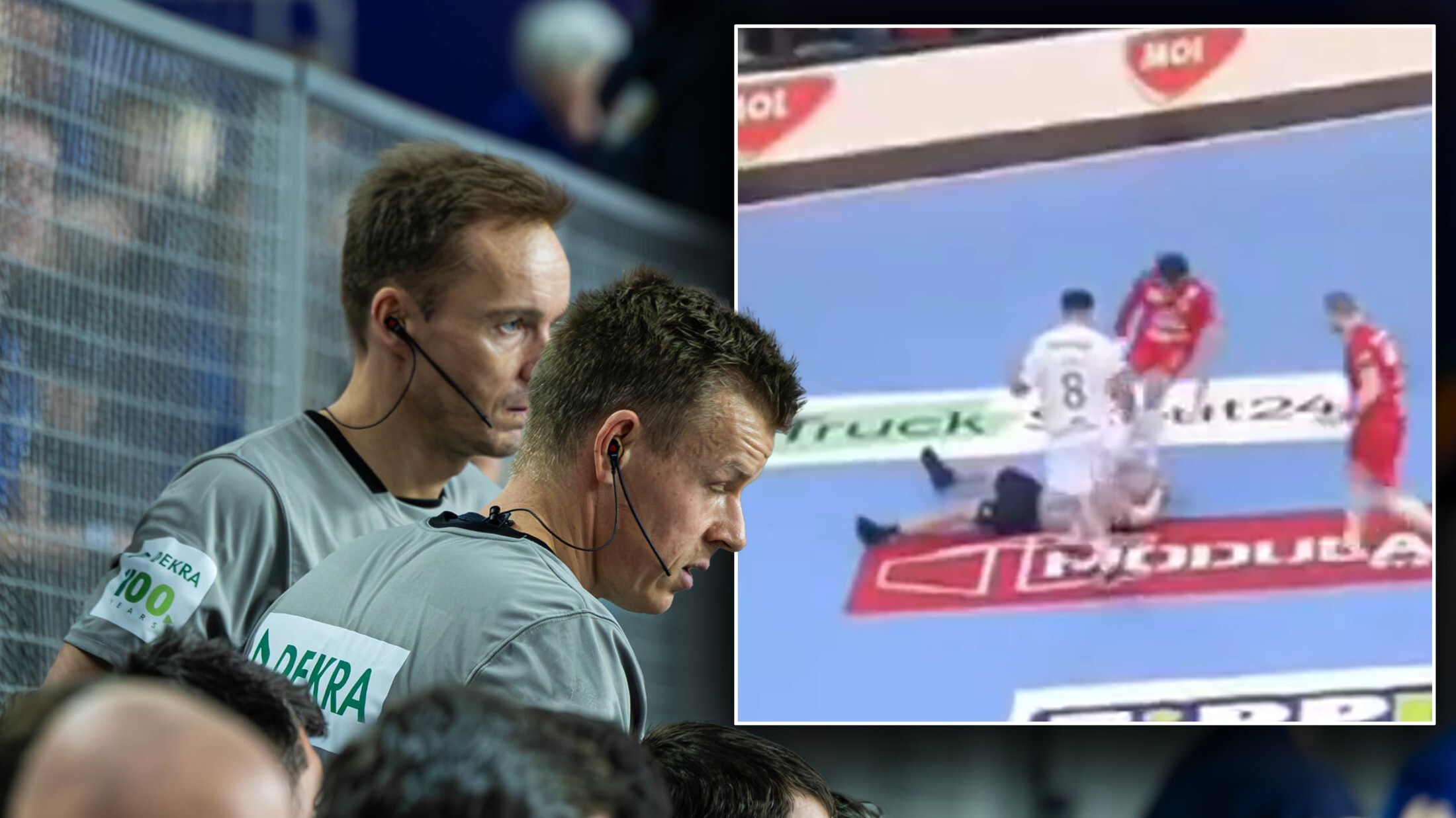 Scary moment! - Referee collapses during CL match | krone.at