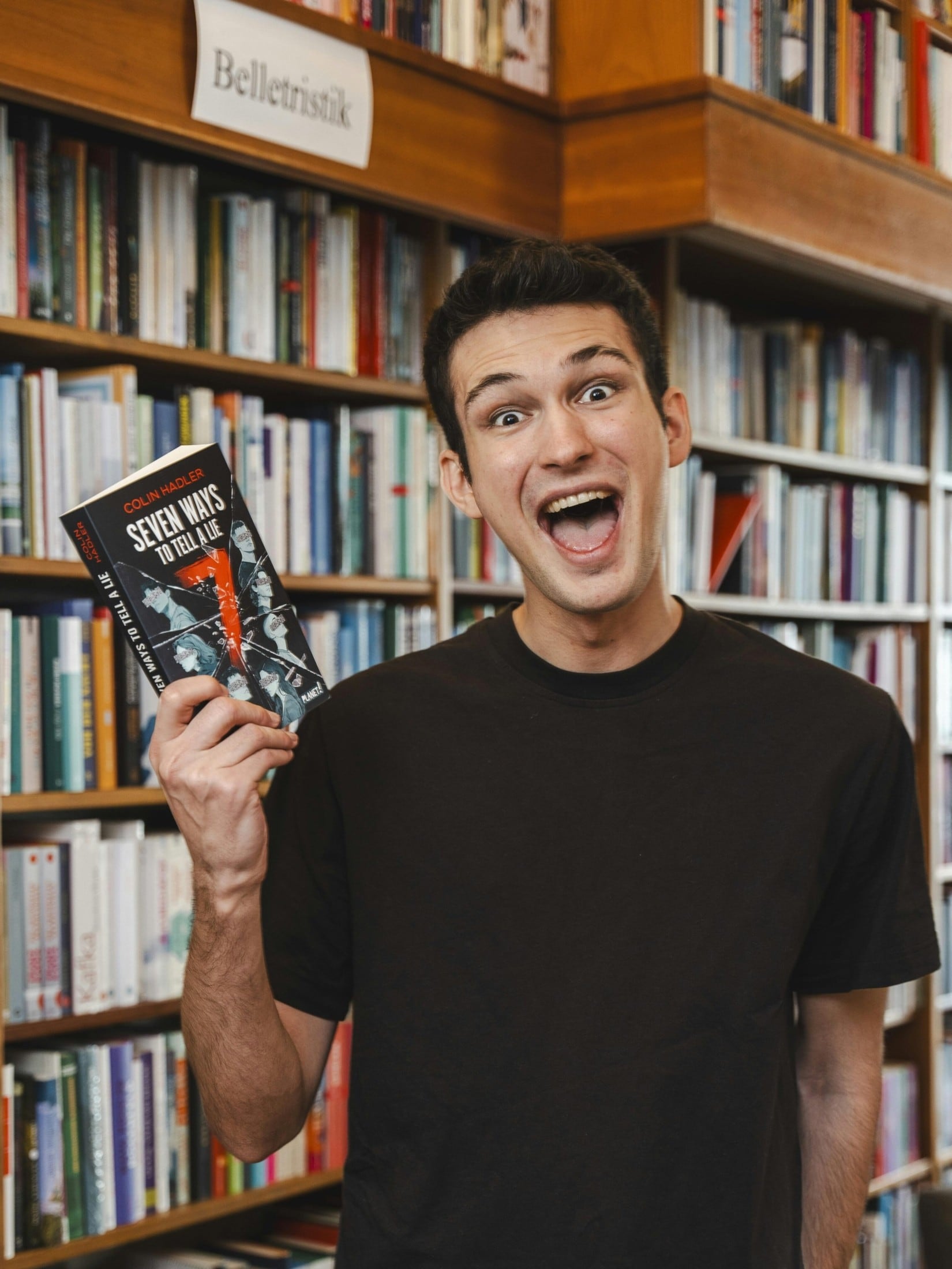 Thriller author - Colin Hadler: already an old hand at the age of 23 ...