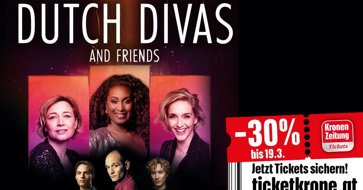Jetzt 30 % sparen - Dutch Divas – Das Konzert-Highlight in Wien! | krone.at