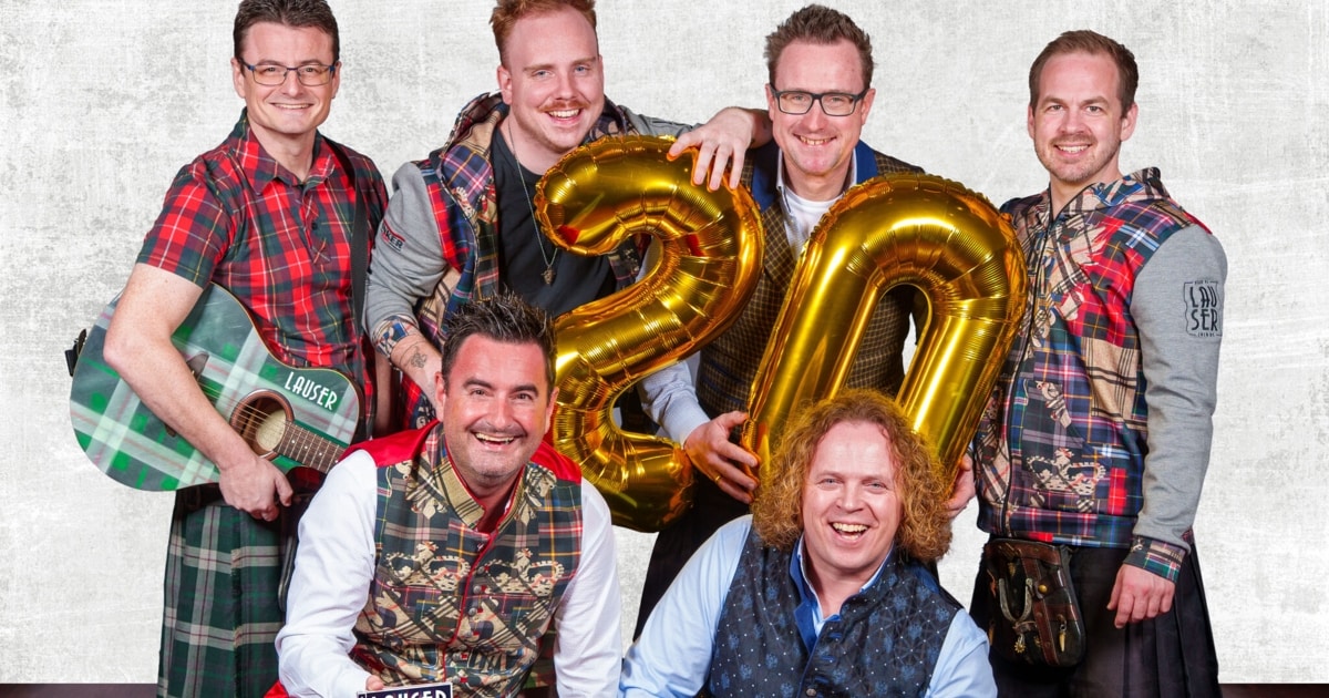 Jubiläum mit CD - „Die Lauser“ rocken schon seit 20 Jahren im Kilt ...