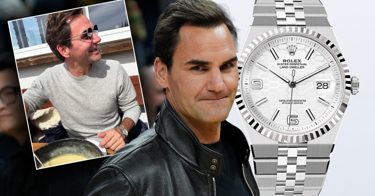 Werbegag oder Unfall? - Hier enttarnt Roger Federer neue Rolex | krone.at