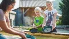 23.000 Kinder und Junggebliebene besuchten im Vorjahr den Edelsteinpark in Hofstetten-Grünau und suchten dort im Sand und im Wasser nach „Schätzen“. (Bild: Marktgemeinde Hofstetten-Grünau)