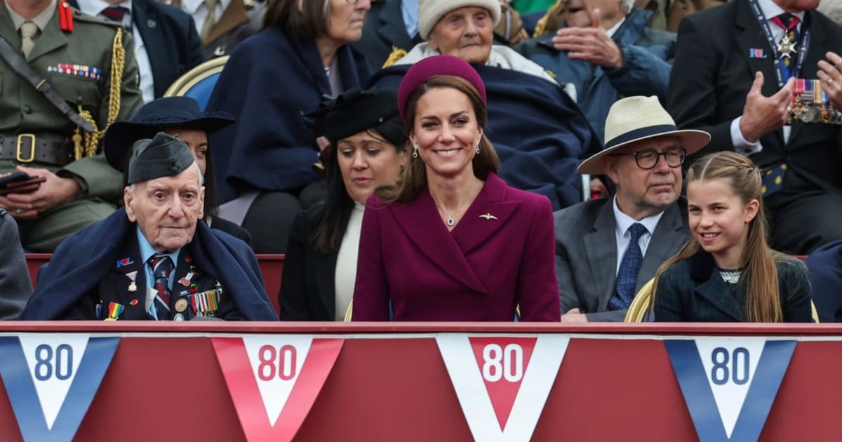 Berührendes Detail - „Recycling-Queen“ Kate begeistert mit lila Look ...