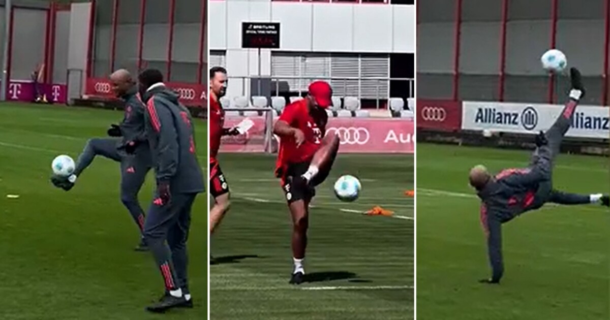 Nichts verlernt - Bayern-Trainer Vincent Kompany hat‘s noch drauf ...