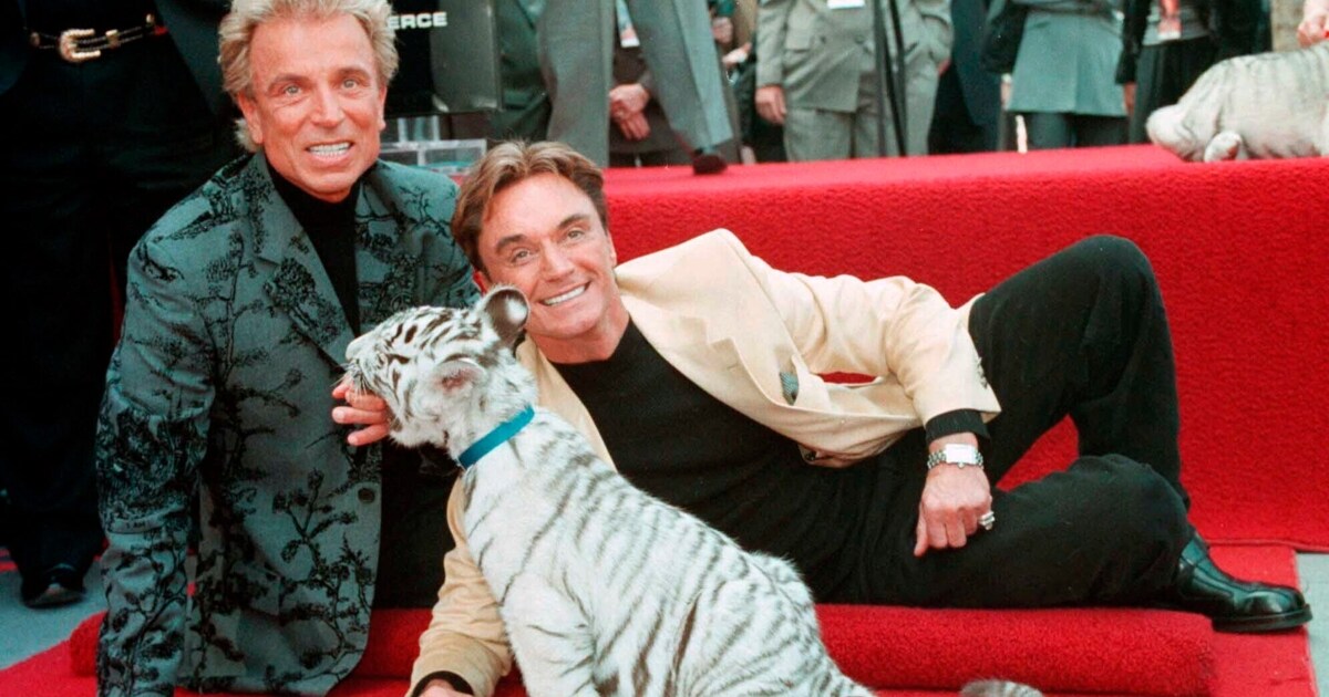 Achtteilige Serie - Jude Law und Andrew Garfield in „Siegfried & Roy ...