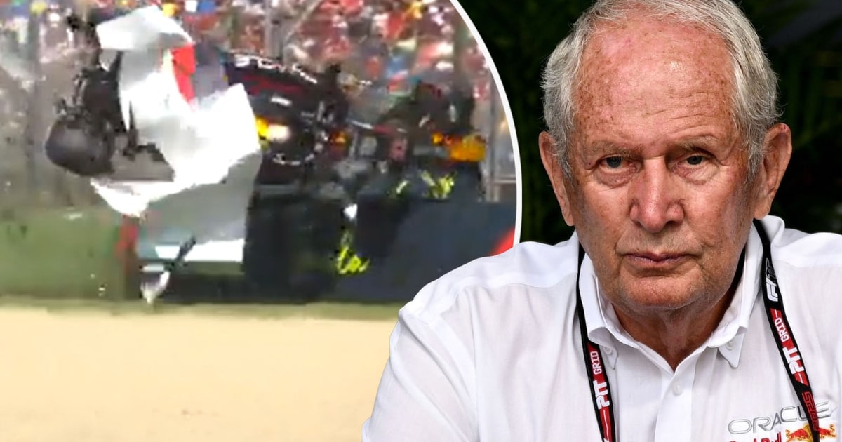 Helmut Marko besorgt - F1-Crash: „Wahnsinniger Rückschlag“ für Red Bull ...