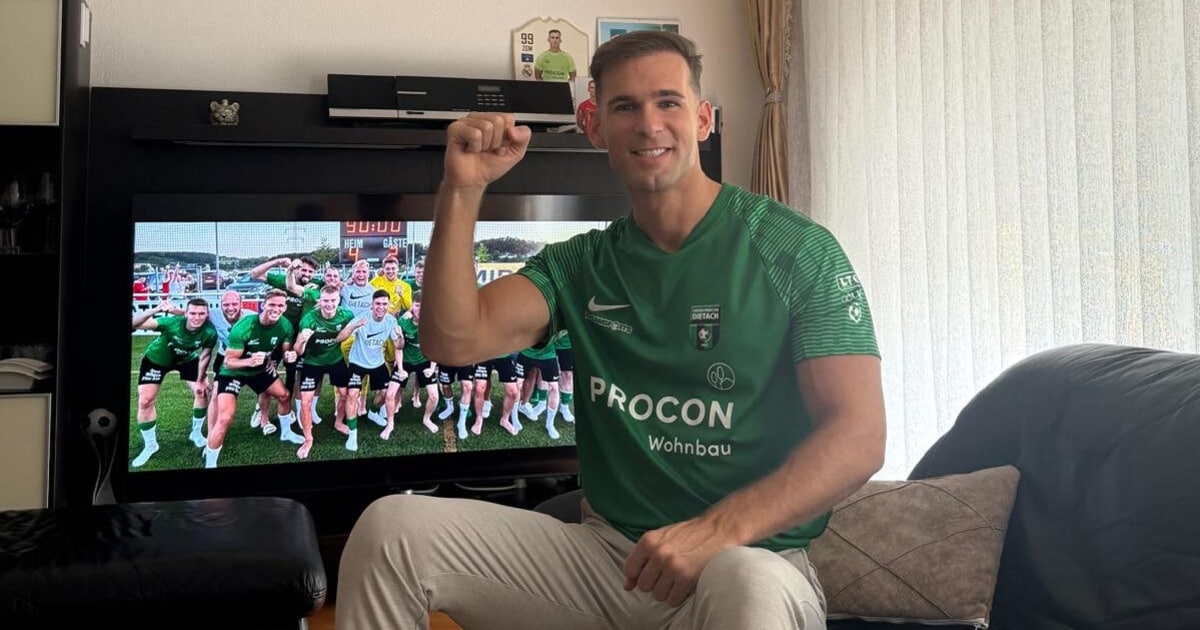 OÖ-Liga-Champ - Dietach jubelt auf der Couch über den Meistertitel ...