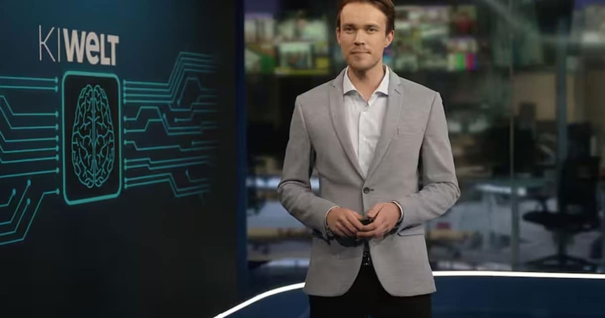 Wöchentliche Sendung - TV-Sender Welt ersetzt Moderator durch KI-Avatar ...