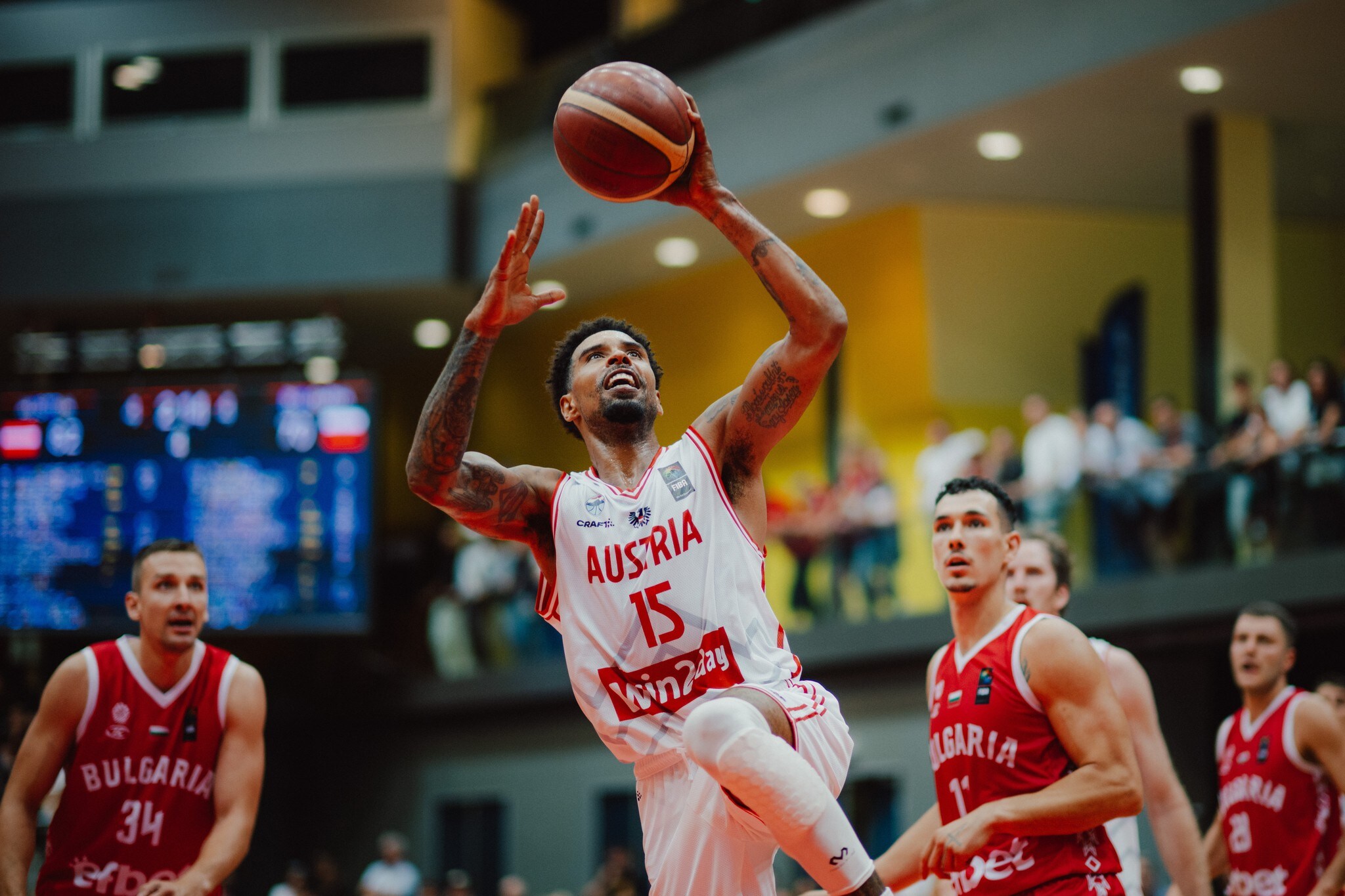 WM-Vorqualifikation - 88:76! Österreich siegt mit Pöltl gegen Bulgarien ...