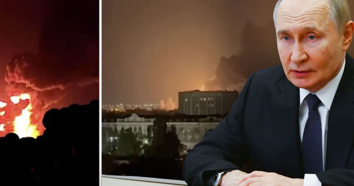 Ukrainischer Angriff - Brand bei Putin-Palast erst nach 4 Tagen ...