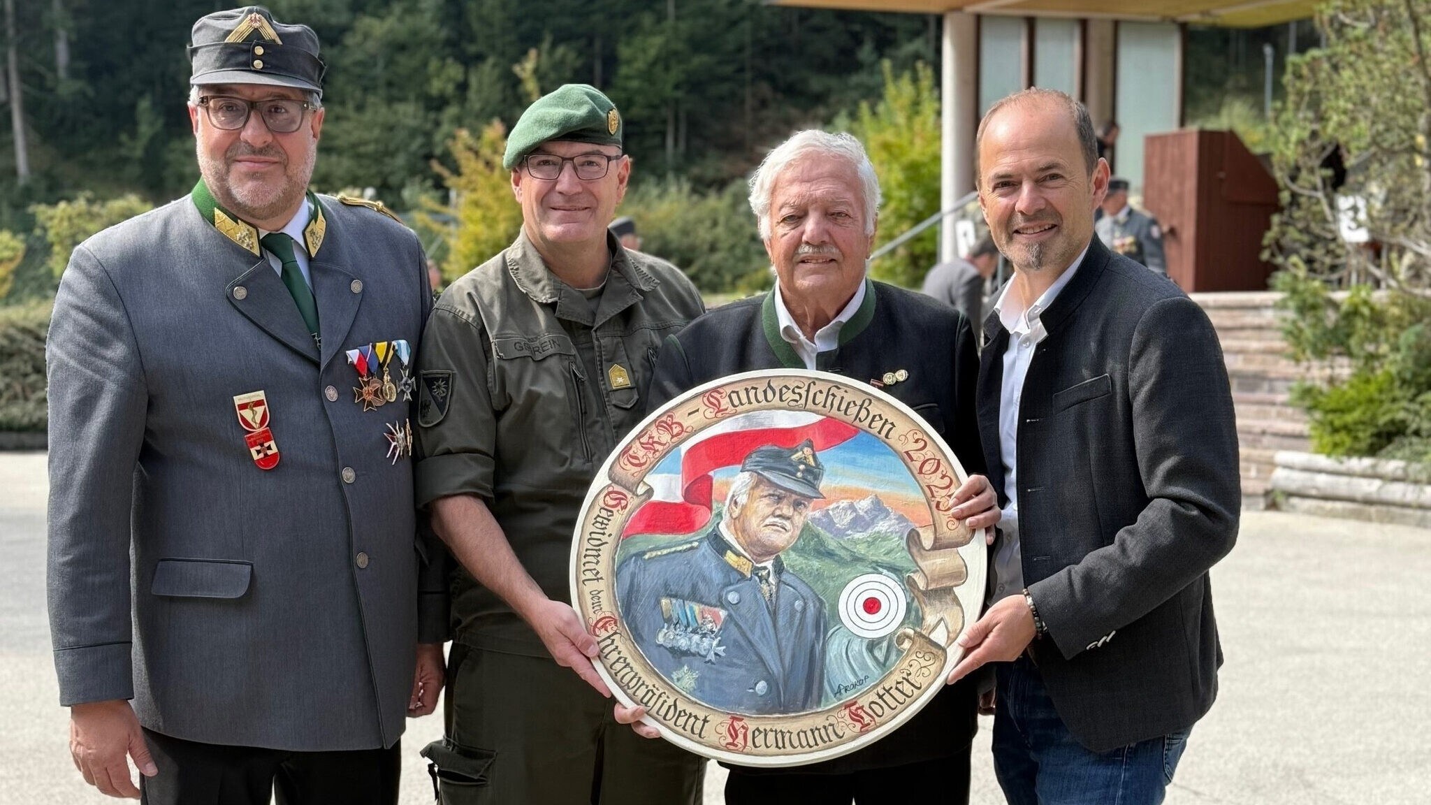 Viele Teilnehmer - Nach Barbara-Schießen wurde Ehrenscheibe verliehen ...