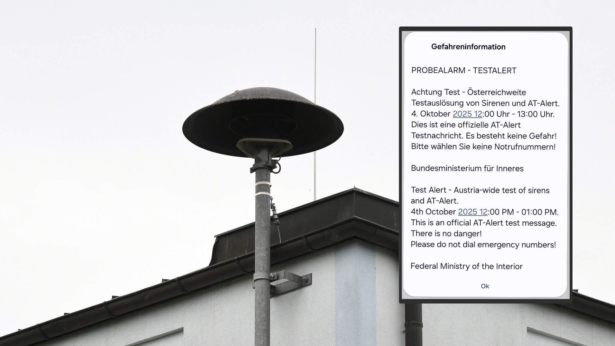 Rehearsal for an emergency - Sirens are sounding today as a drill for ...