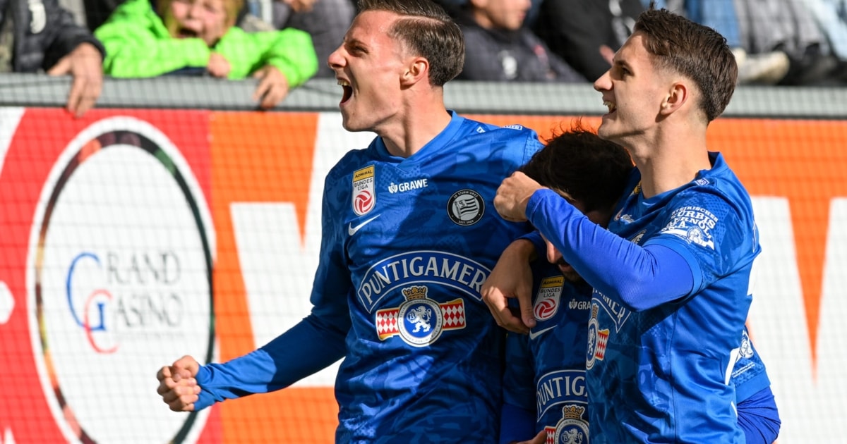 New league leaders - Strong finish saves Sturm Graz victory in Altach ...