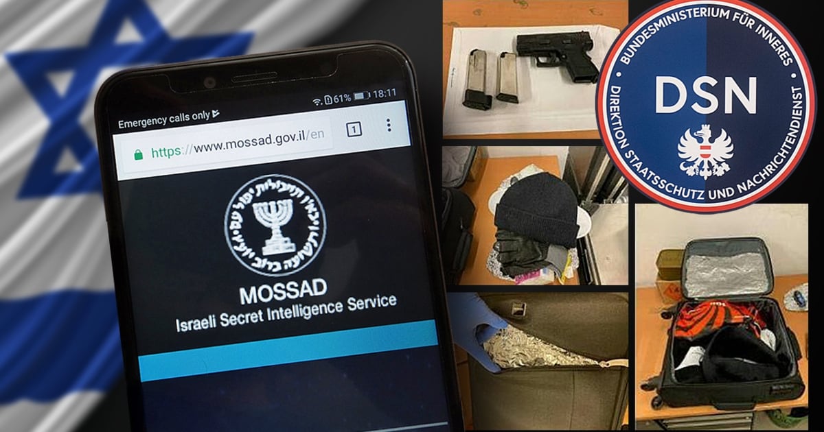Pistols in suitcase - First photos show Hamas weapons cache in Vienna ...