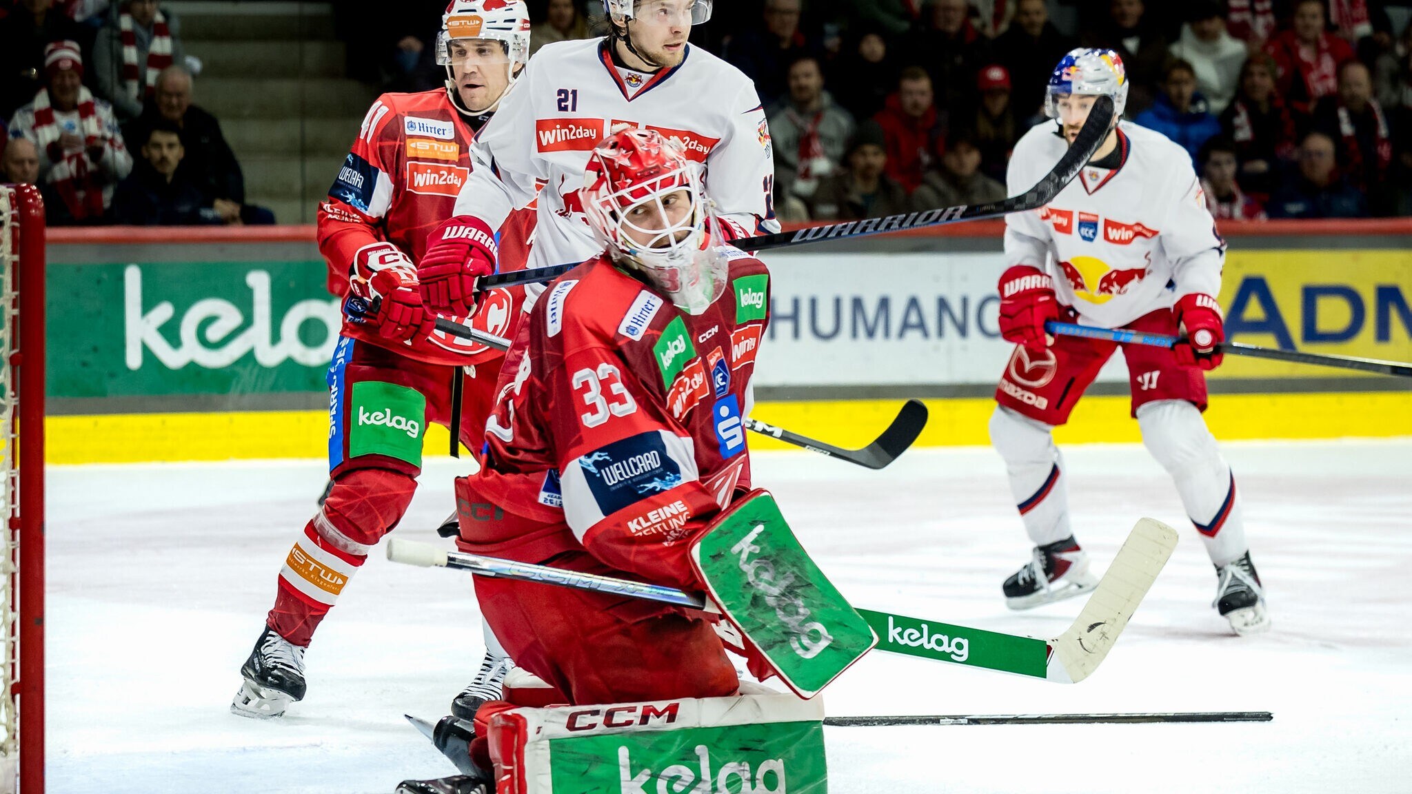 ICE Hockey League - Salzburg gewinnt Schlager gegen den KAC | krone.at