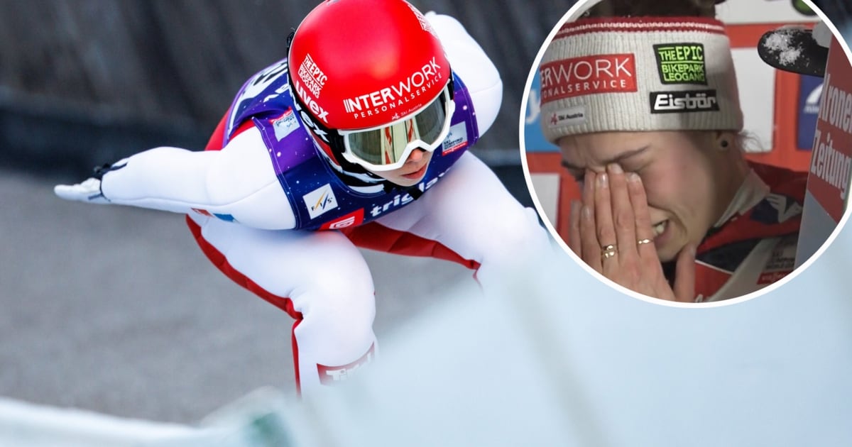 She did it! - Super eagle Lisa Eder celebrates her maiden victory ...
