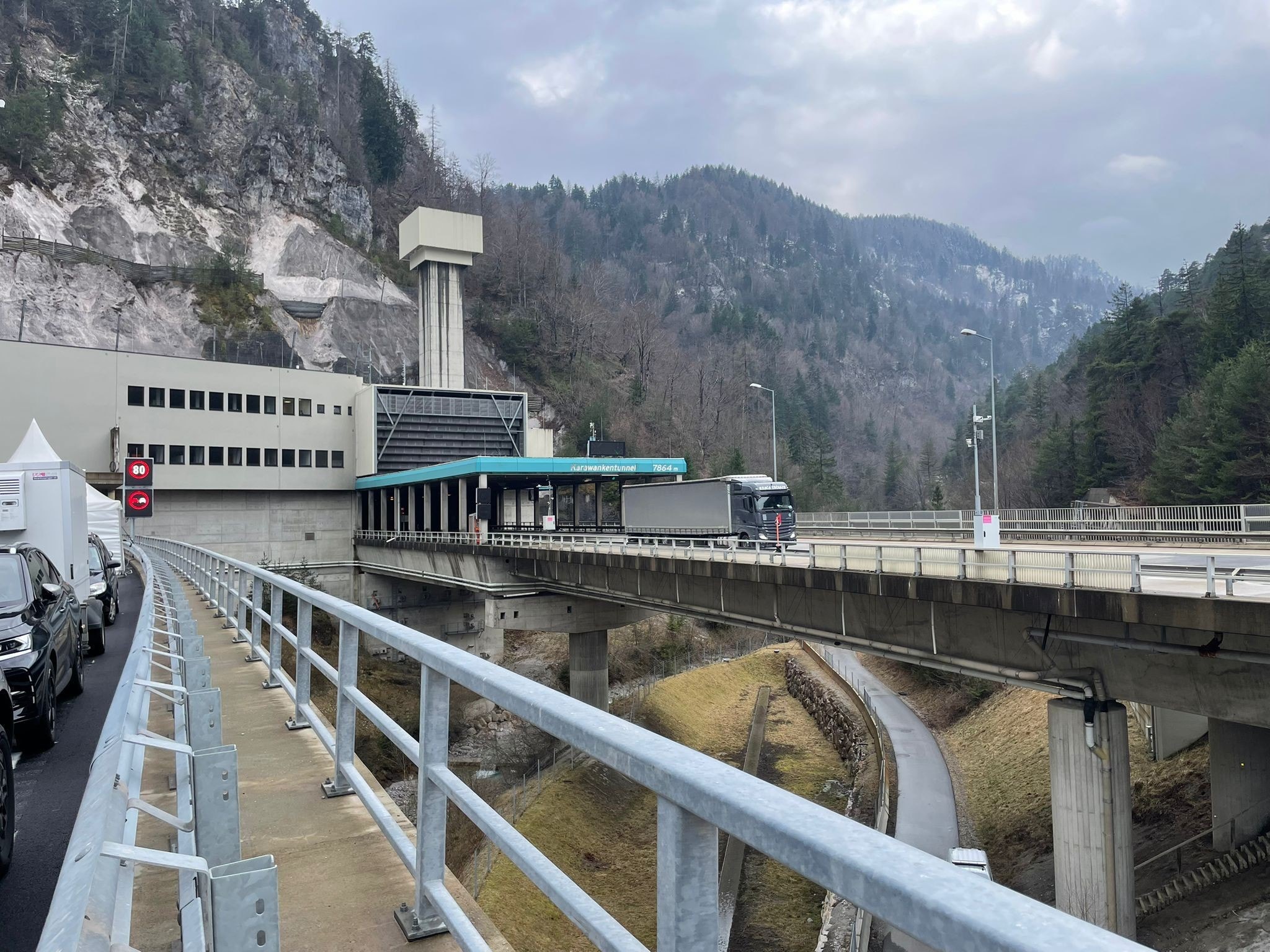Karawanken Tunnel Umfahren