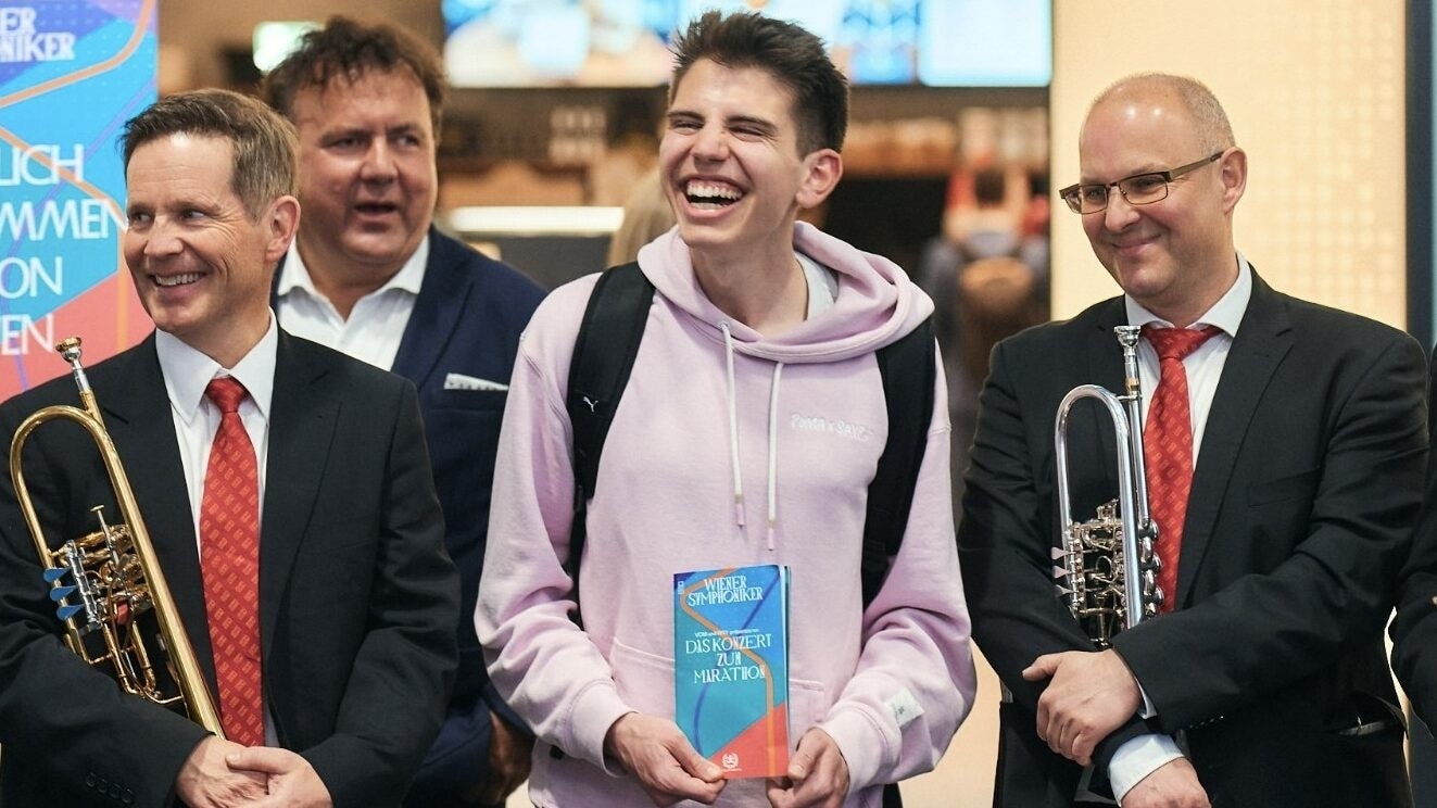 Empfang vor Marathon - Selbst Symphoniker spielten für Aaron Gruen auf ...