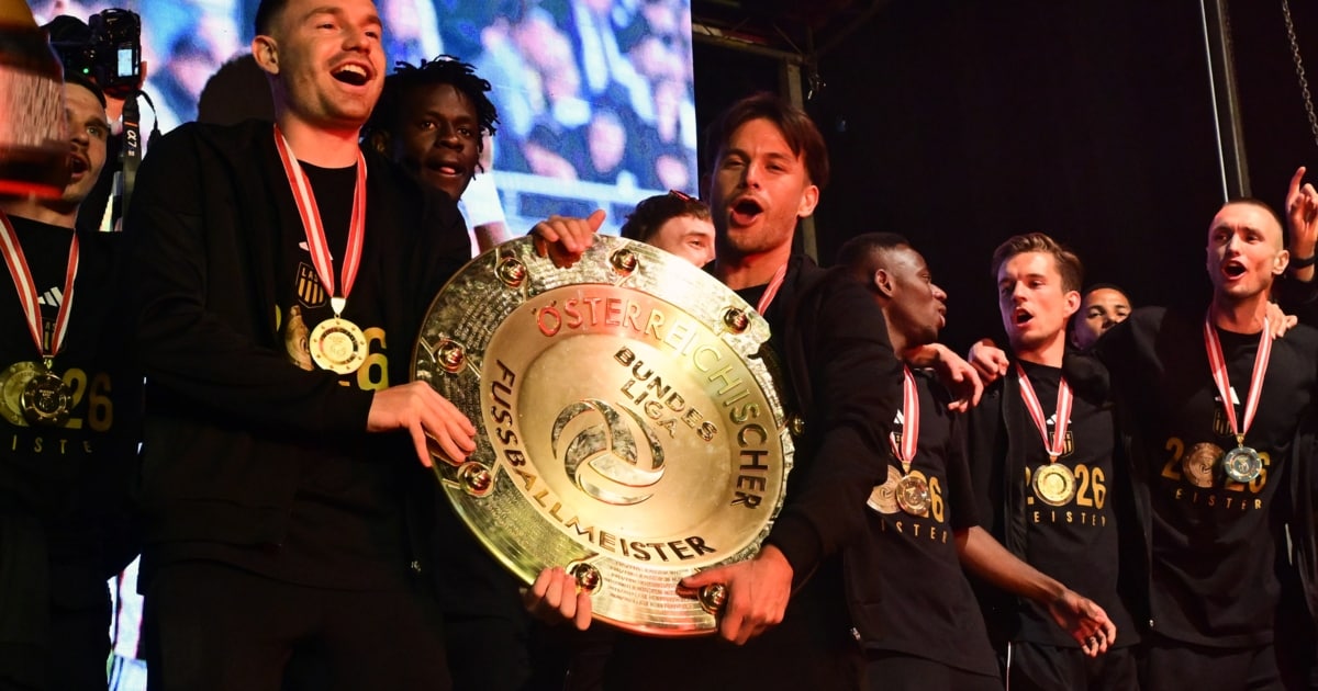 Fußballhauptstadt Linz - Fans feiern Double: LASK macht die Nacht zum ...