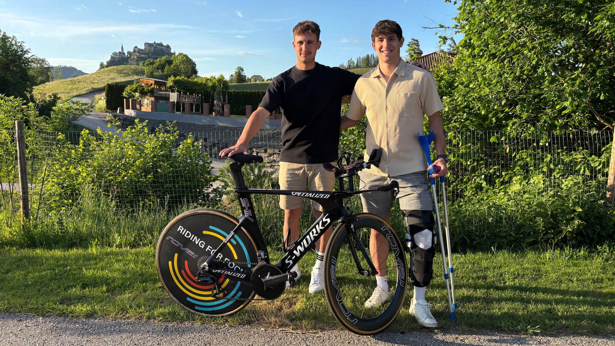Ironman mit Herz - „Wir geben richtig Gas, damit andere spenden ...