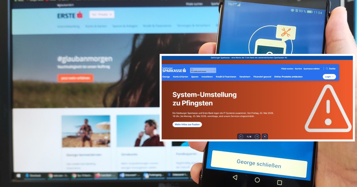 Das ganze Wochenende - George-Banking für Tausende nicht erreichbar ...