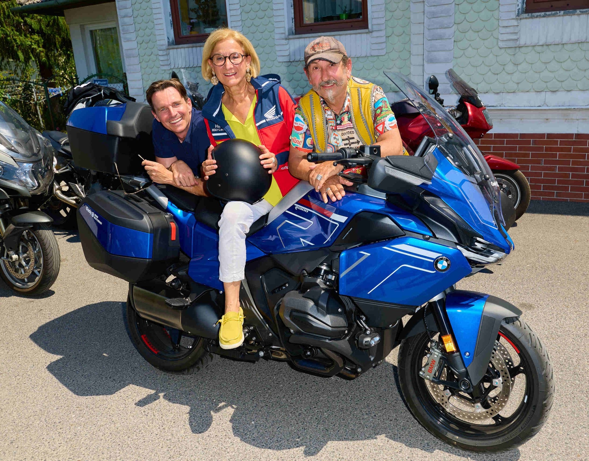 Bei Motorrad-Charity - Mikl-Leitners Traum vom Schein für große Bikes ...